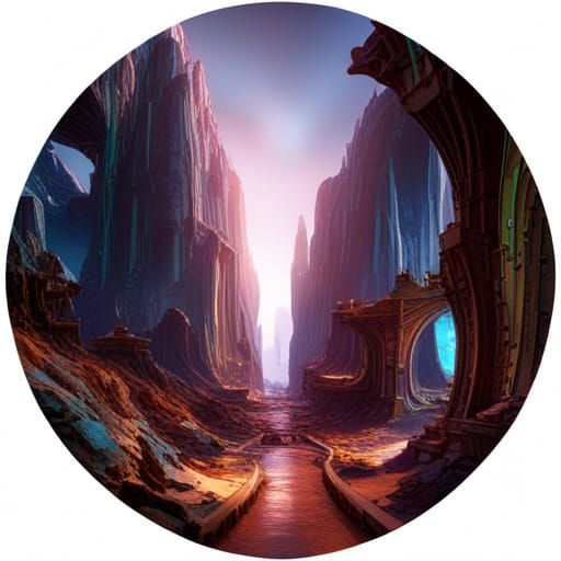 Into the next universe,amazingly hyperdetailed detailed matte painting, deep color, fantastical ...