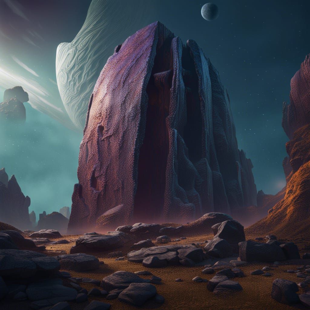 The monolith on Jupiter - AI Generated Artwork - NightCafe Creator