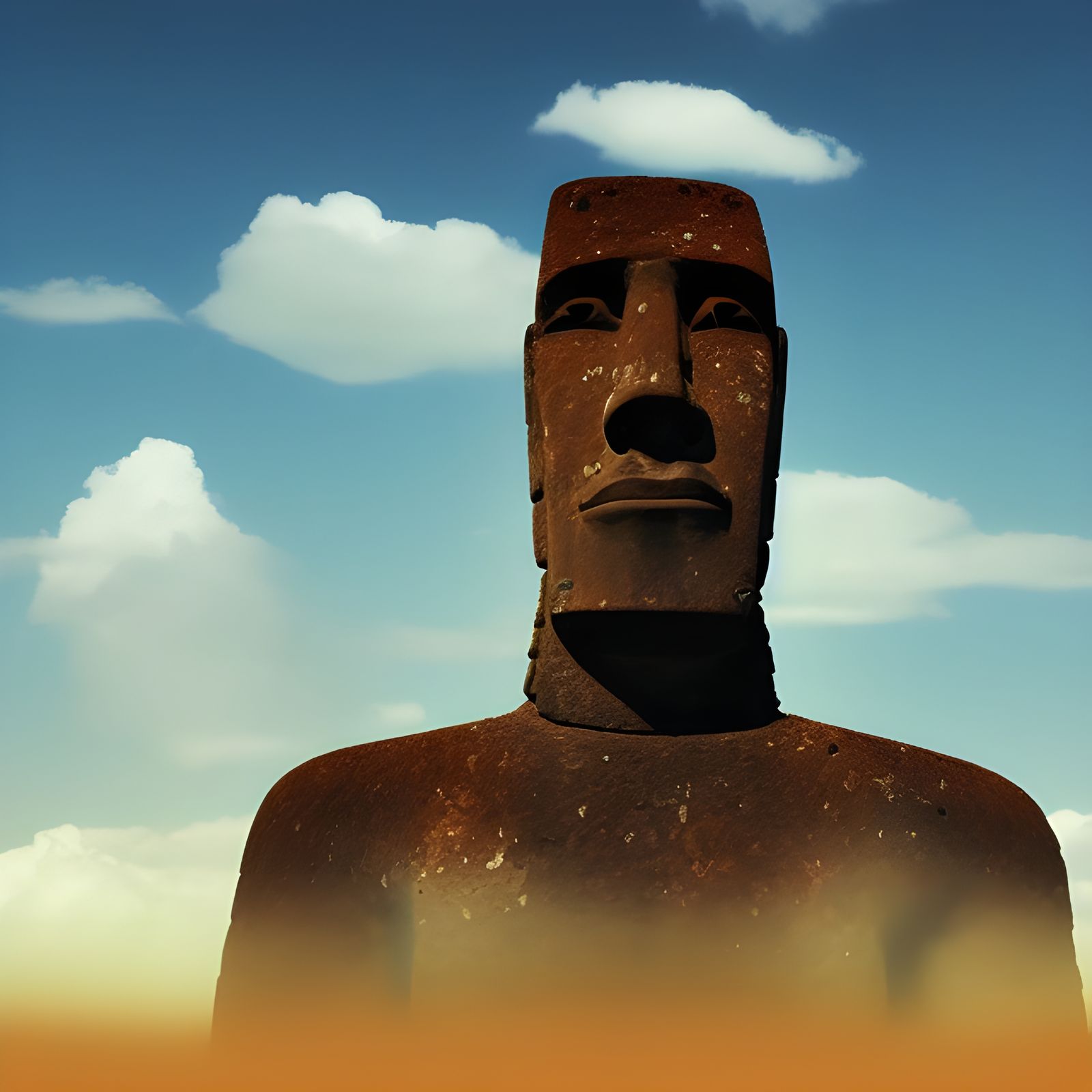 #754 - Moai - AI Generated Artwork - NightCafe Creator
