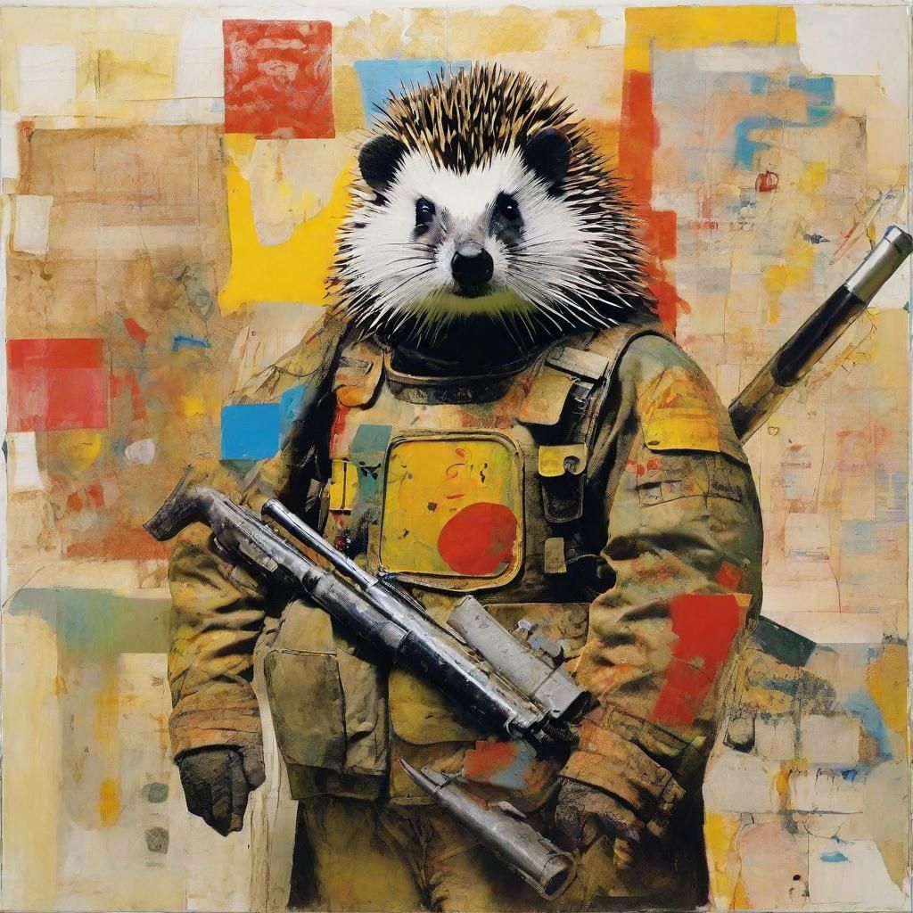 Biopunked hedgehog warrior Biopunk by Andrei Rublev and Robert ...