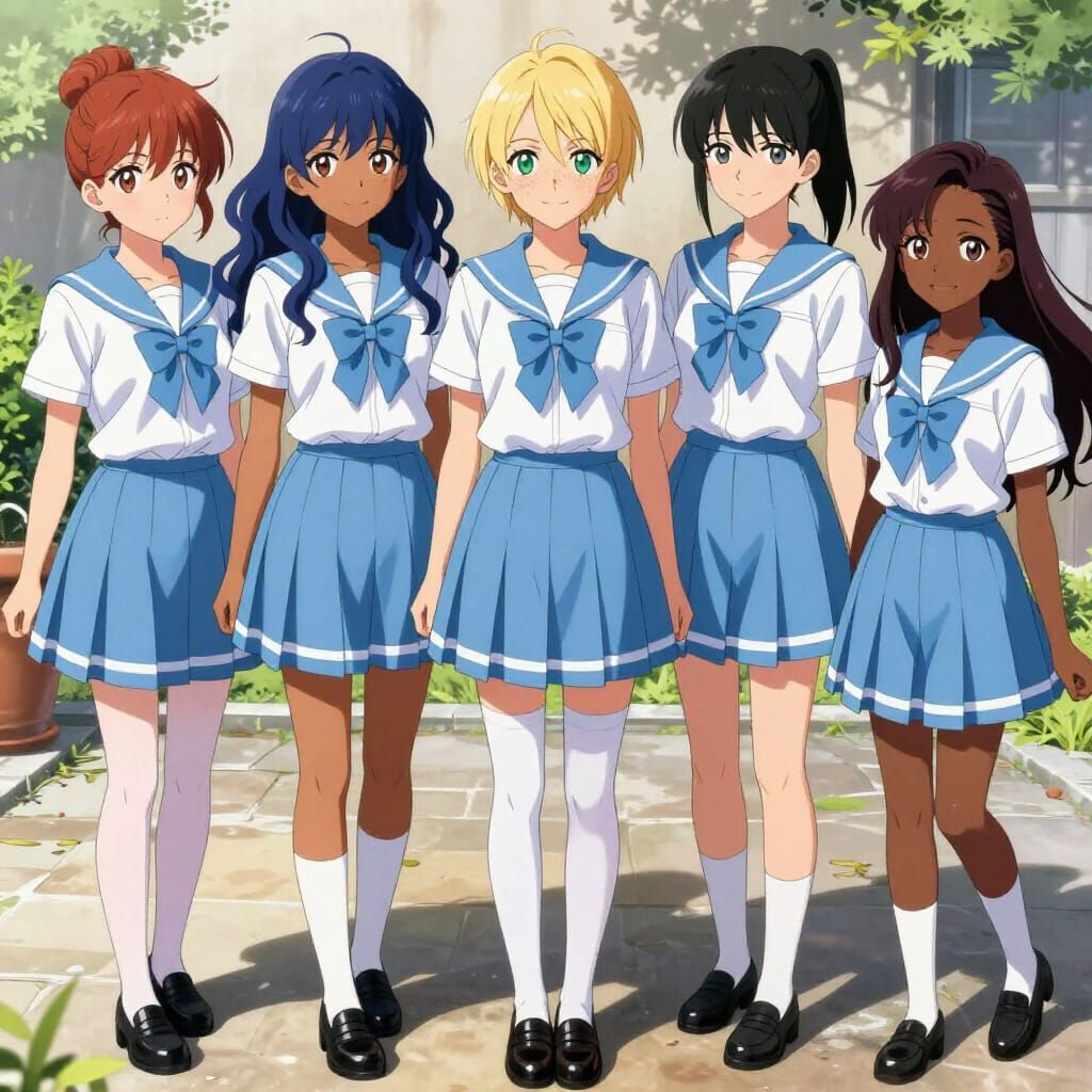 Meet the Girls - Collection of AI Generated Art by burstflare1 - NightCafe