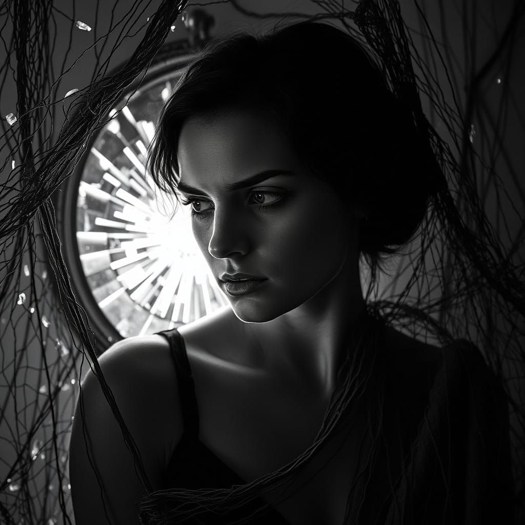 black and white photography nets of conformity can not contain the ...