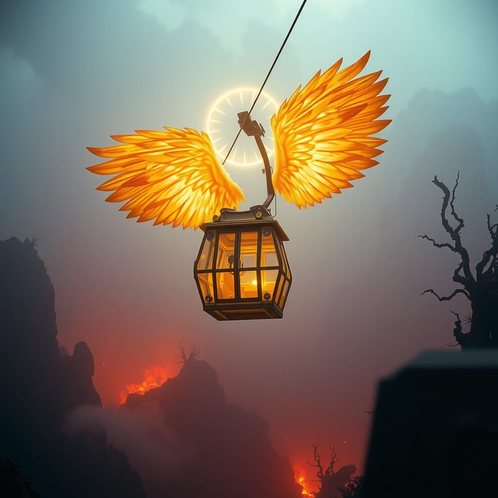 Heaven Cable Car "Hell To Heaven Express Line"