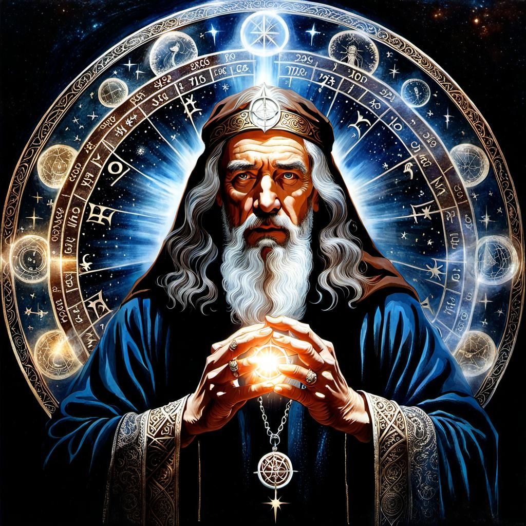 Merlin the wizard and the zodiac #3 - AI Generated Artwork - NightCafe ...