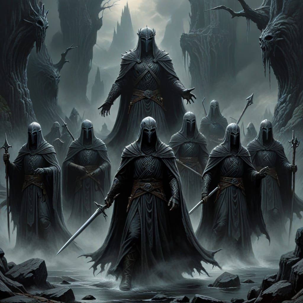 The 9 - The 9 Ringwraiths Gather at Dol Guldur