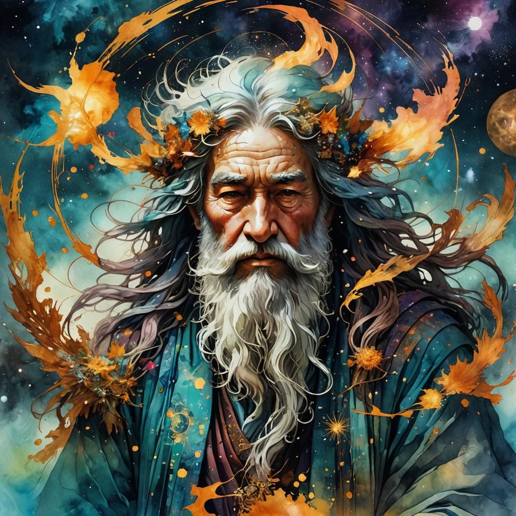 Father of Time and Space - AI Generated Artwork - NightCafe Creator