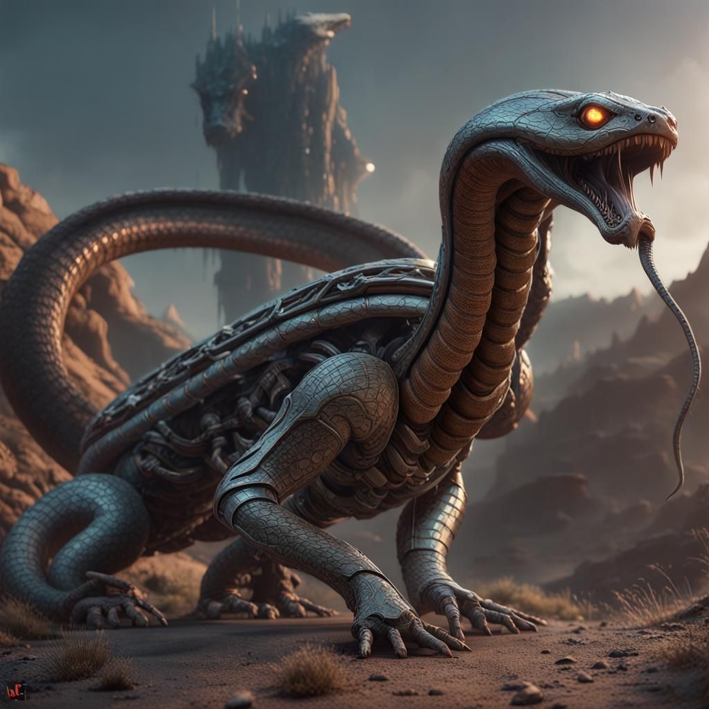 Stellar Turtle-Snake - AI Generated Artwork - NightCafe Creator