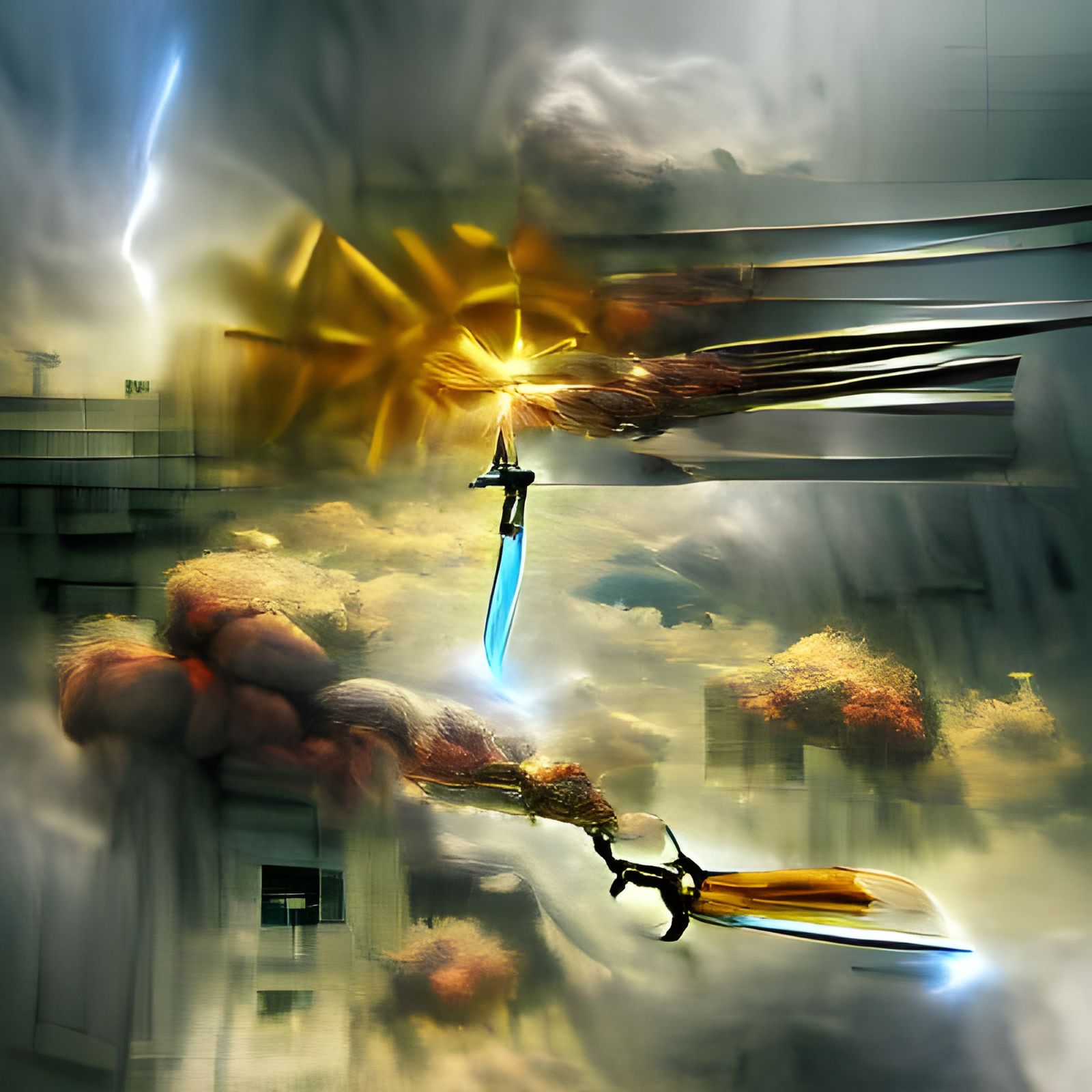 Sword of retribution - AI Generated Artwork - NightCafe Creator