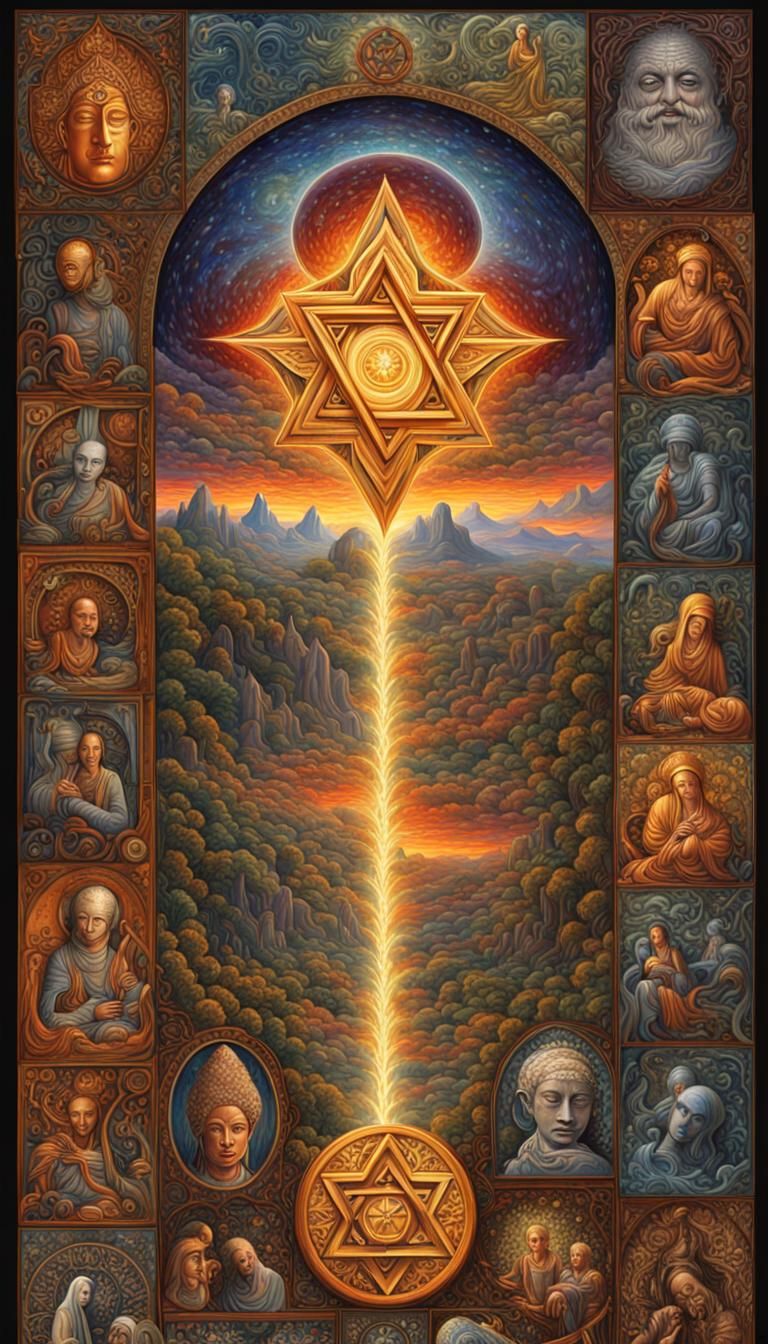 Intricately Detailed, Hyperrealistic Symbols of Wo... - AI Art