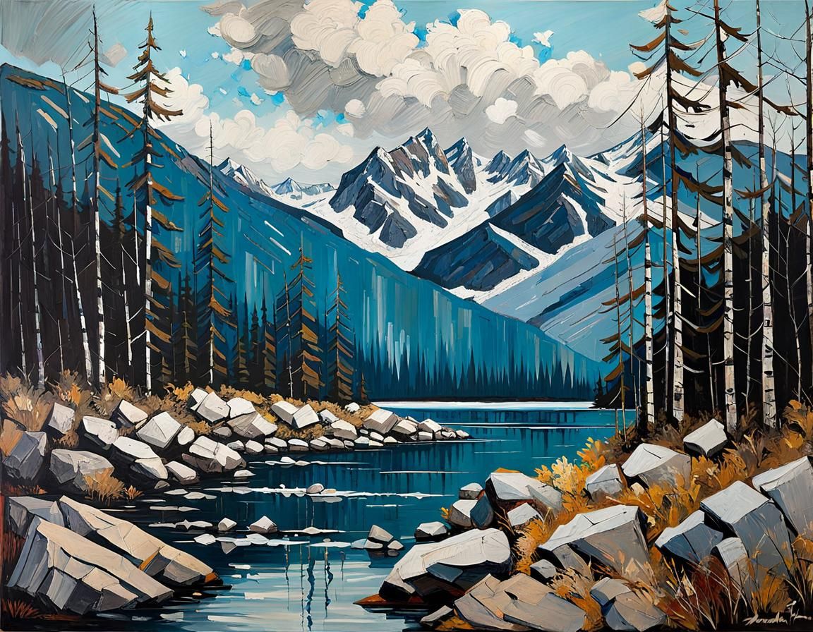 Canadian Rockies - AI Generated Artwork - NightCafe Creator