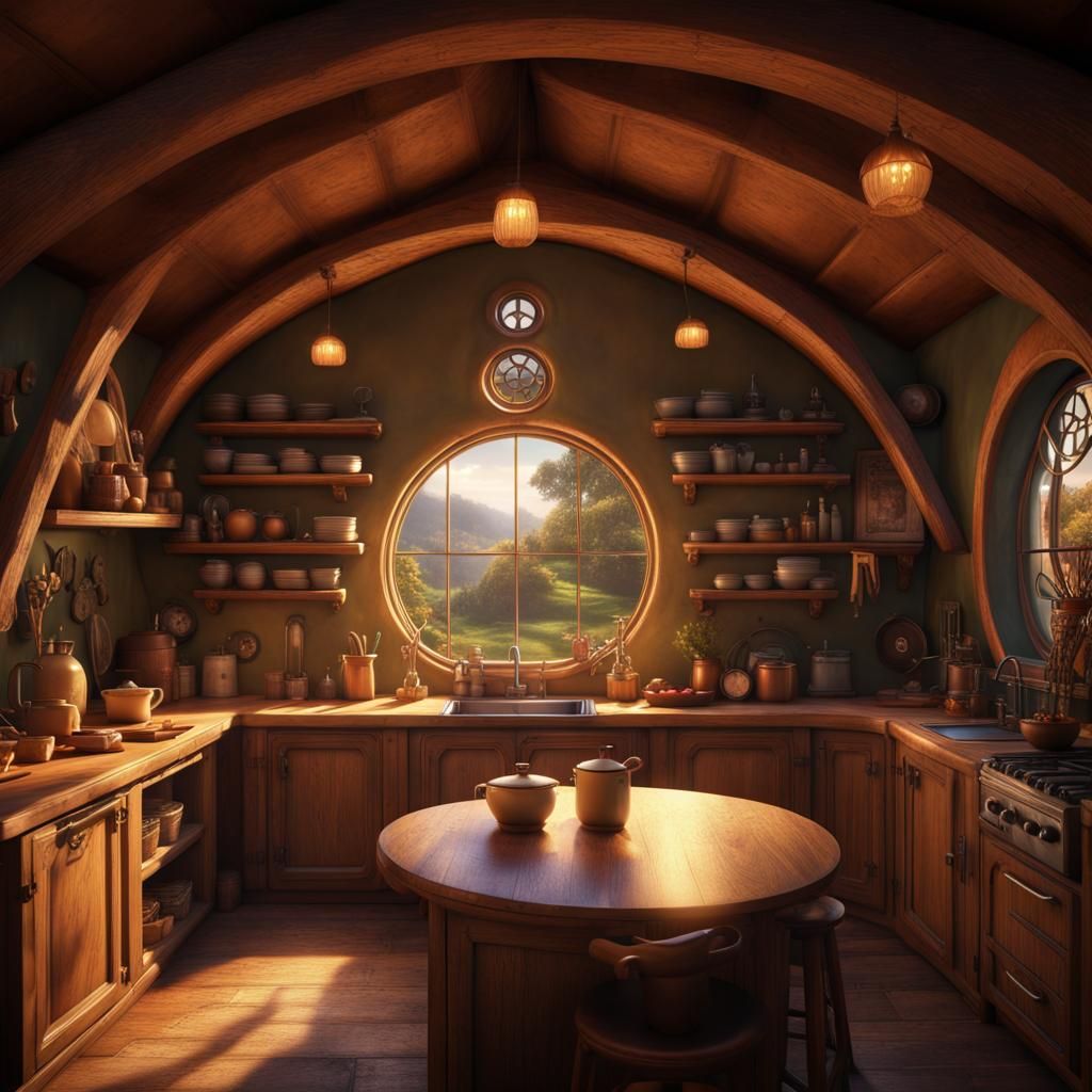 “Hobbitses haves its goodses! Lizzy likes!” - AI Generated Artwork ...