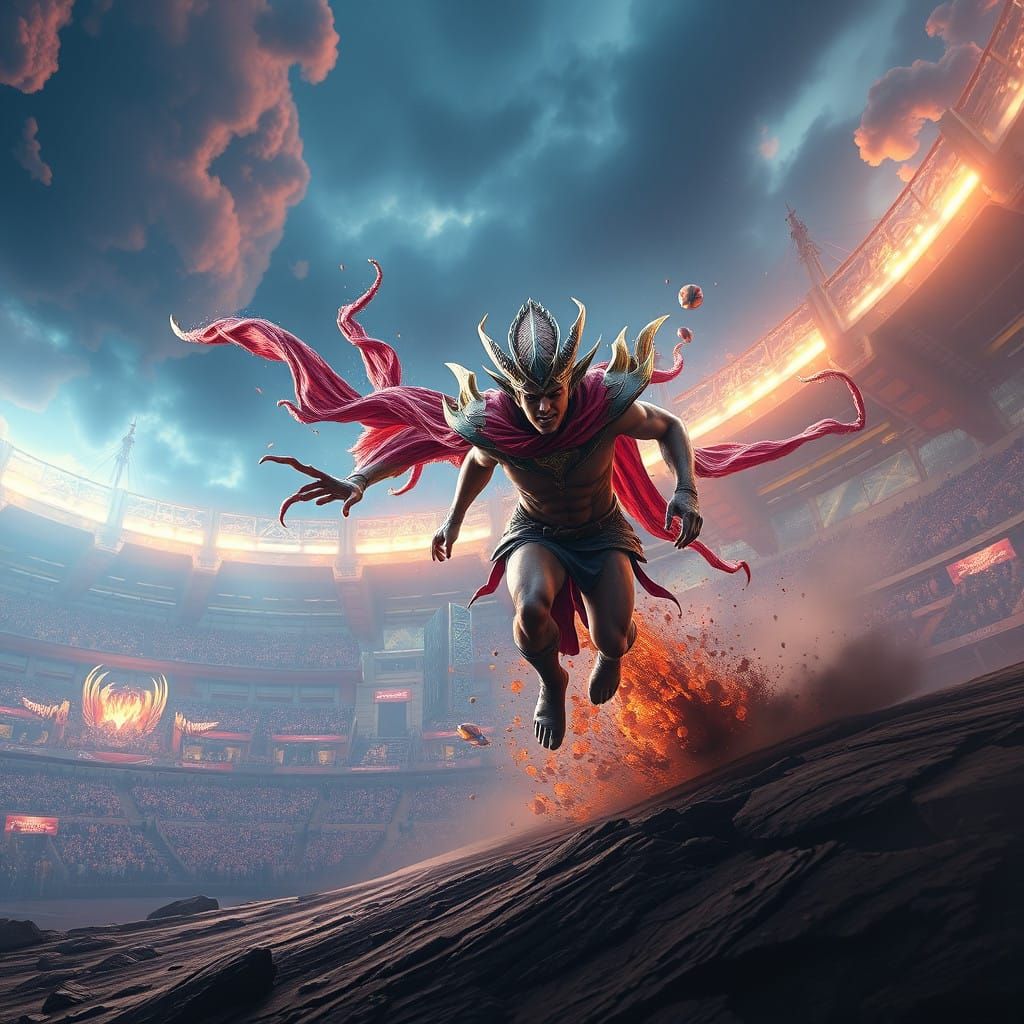 designs in animation featuring athletes