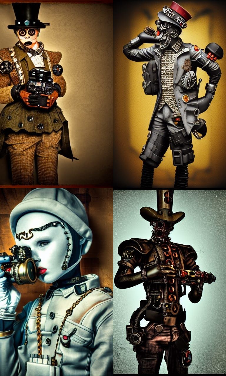 Soldier punk - AI Generated Artwork - NightCafe Creator