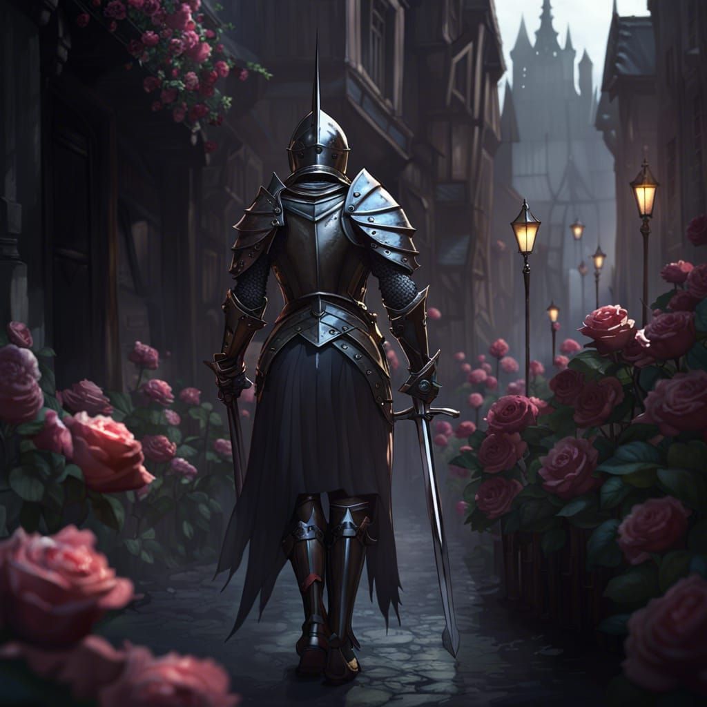 Knight of Rose Kingdom - AI Generated Artwork - NightCafe Creator