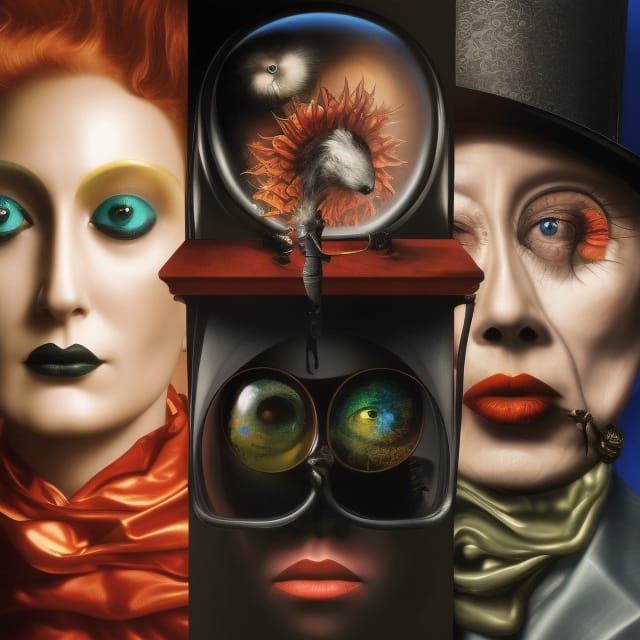 Dr.Freud’s Stereoscopic Mind Projection Machine - AI Generated Artwork ...