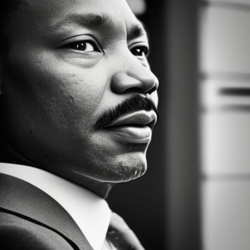 Martin Luther King Jr - AI Generated Artwork - NightCafe Creator