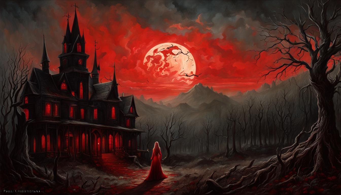 Bleeding Through the Night - AI Generated Artwork - NightCafe Creator