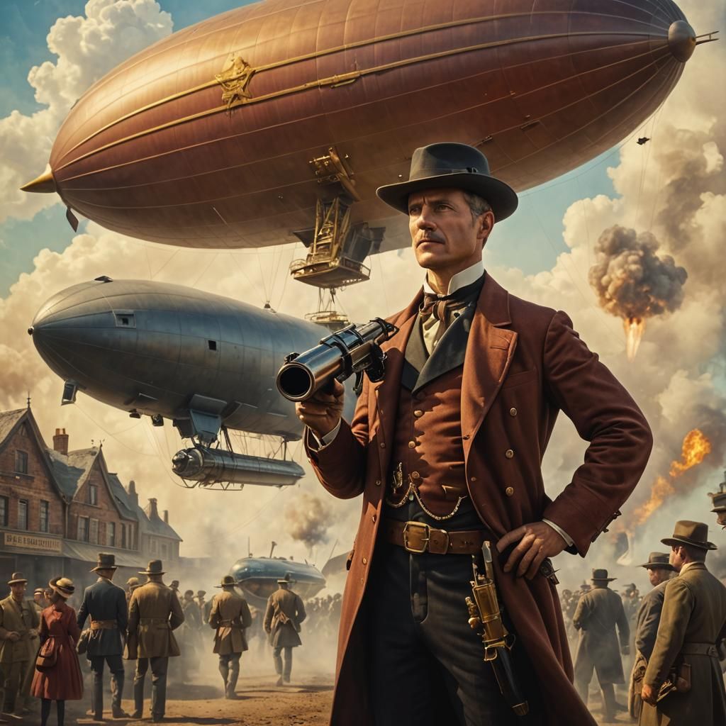 "The archduke took the blimp. I must protect him." - AI Generated ...