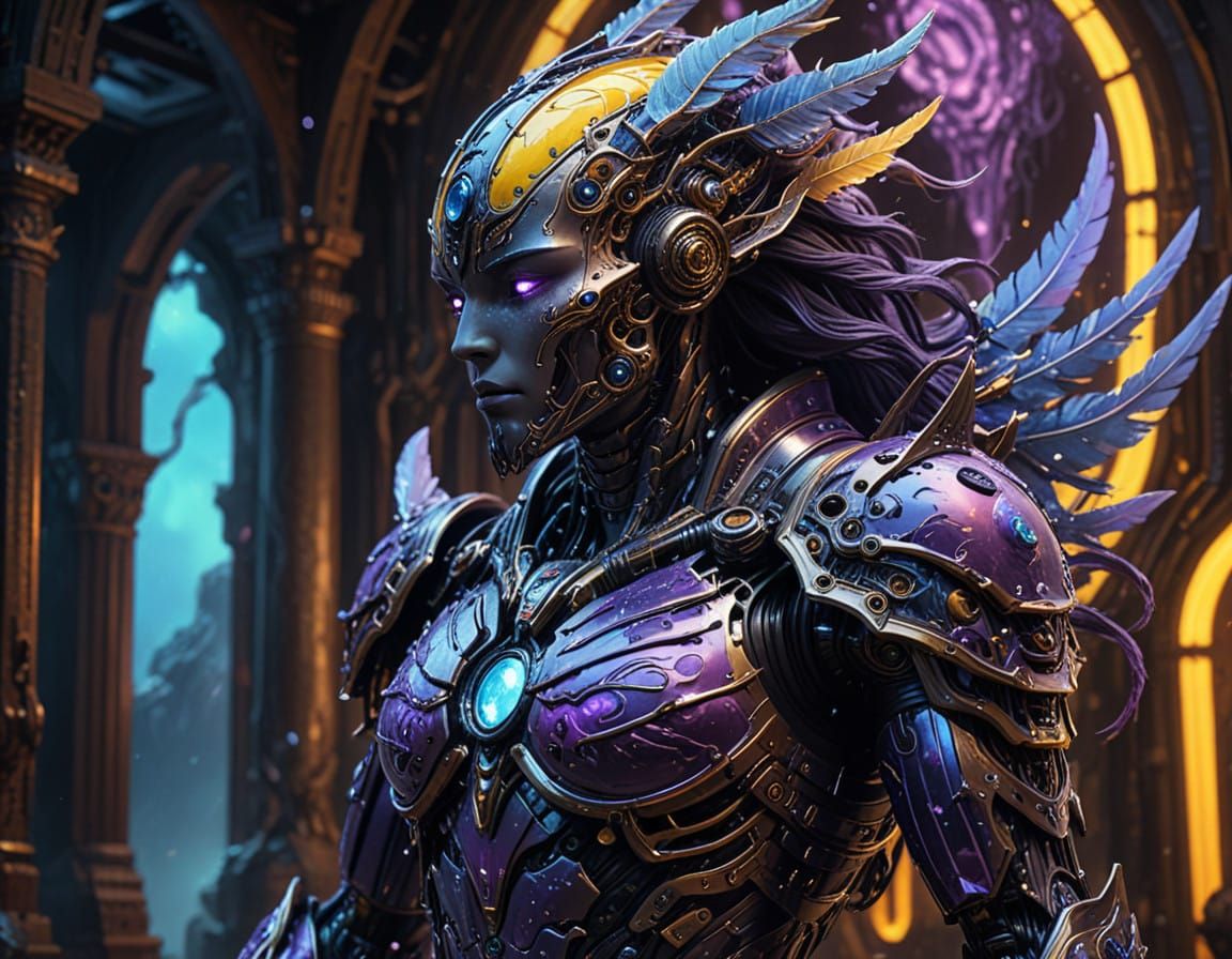 Astronautically clad warriors of the last sect ride majestic Kun Peng ...