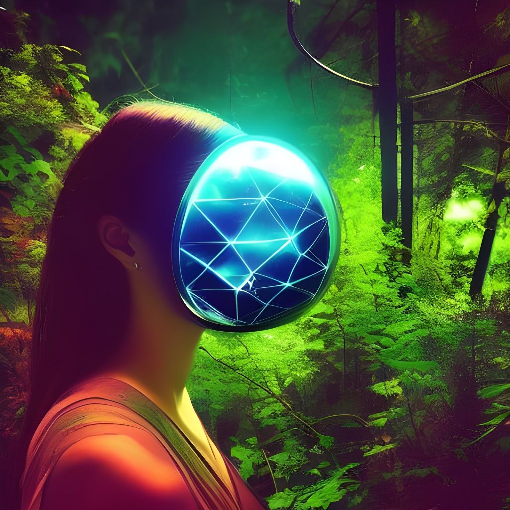 Hiding from nature in digital world - AI Generated Artwork - NightCafe ...