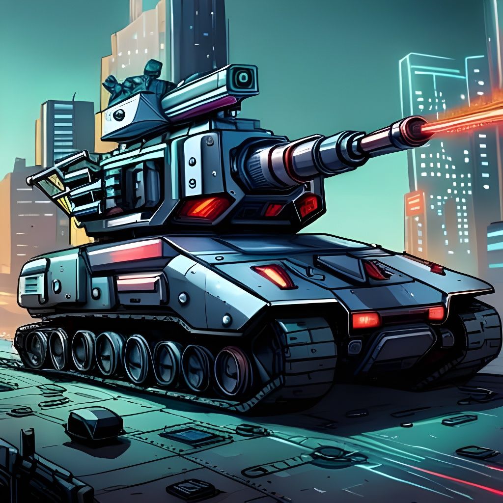 tesla coil powered military vehicle with plasma cannon turret, driving ...