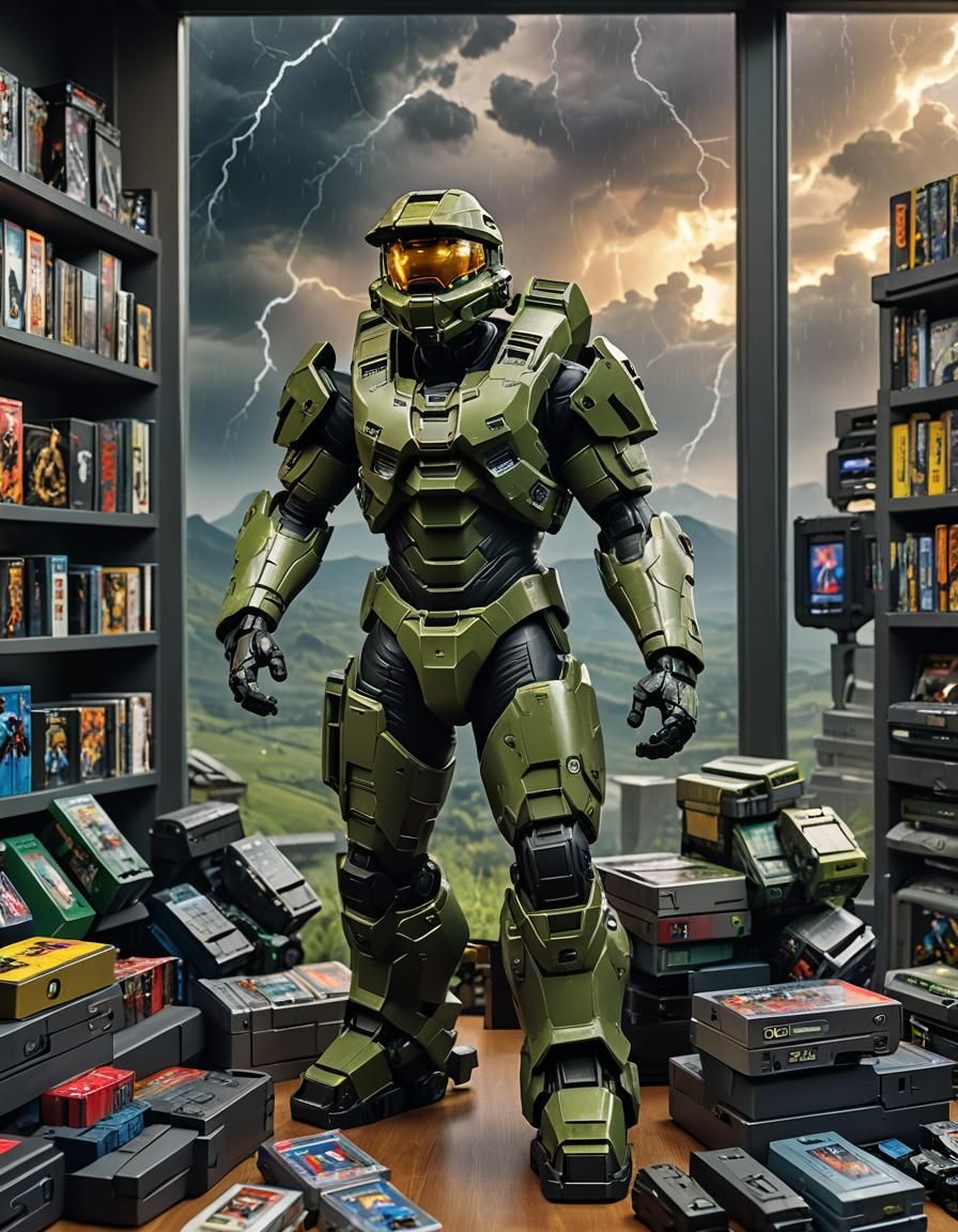Master Chief - AI Generated Artwork - NightCafe Creator