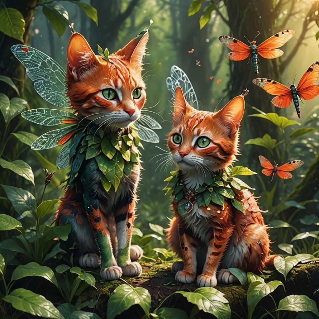 Cats Pixie - AI Generated Artwork - NightCafe Creator