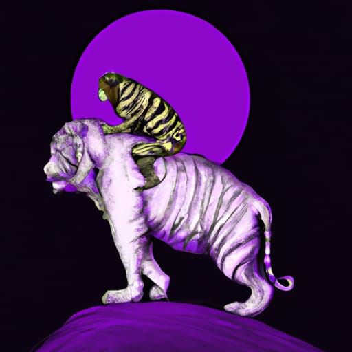tiger-riding ape out for your moma #11 - AI Generated Artwork - NightCafe Creator