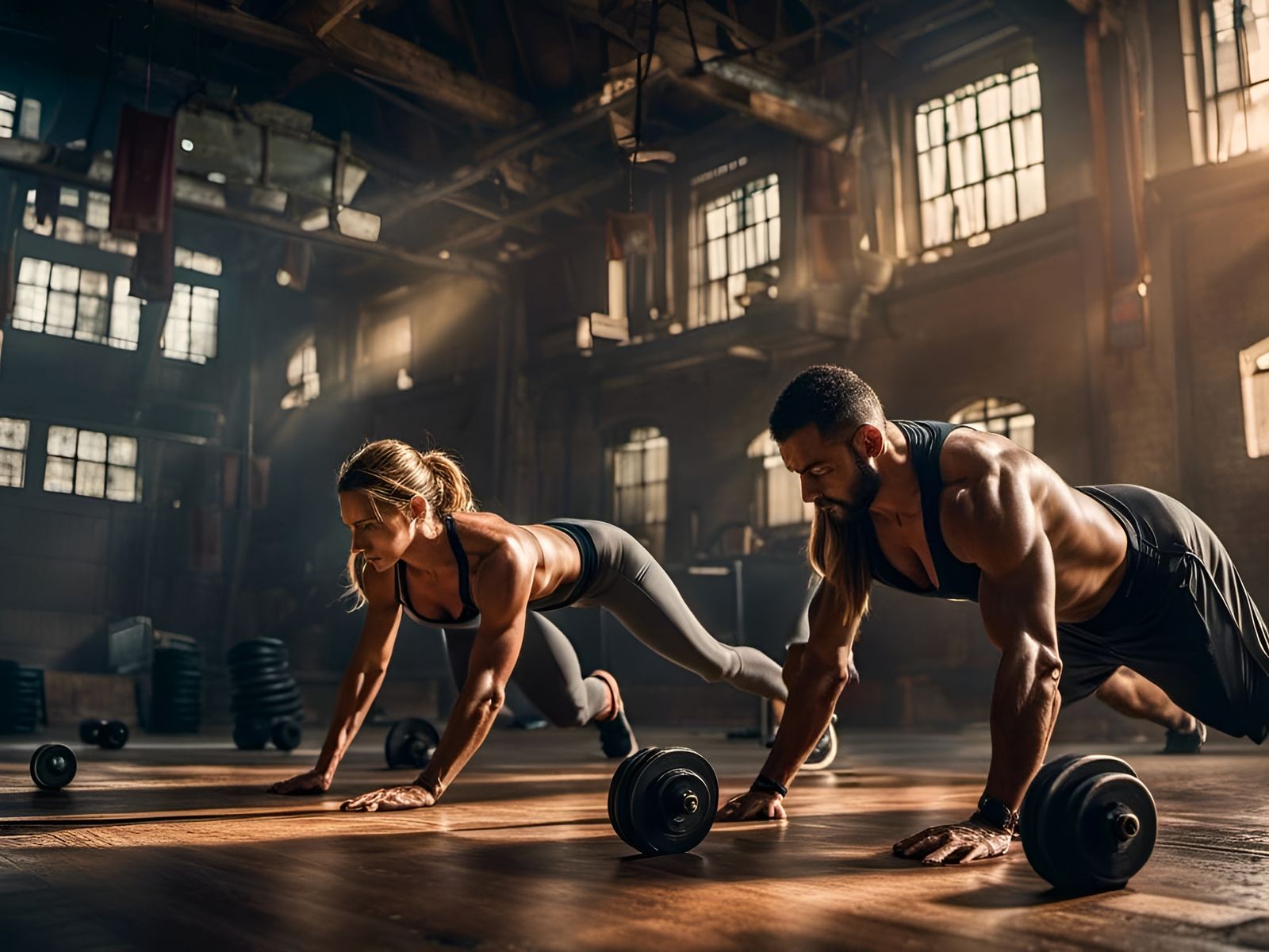 Training Montage 2 - AI Generated Artwork - NightCafe Creator