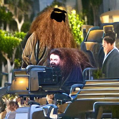 Hagrid goes to Hollywood as an aspiring actor! - AI Generated Artwork ...