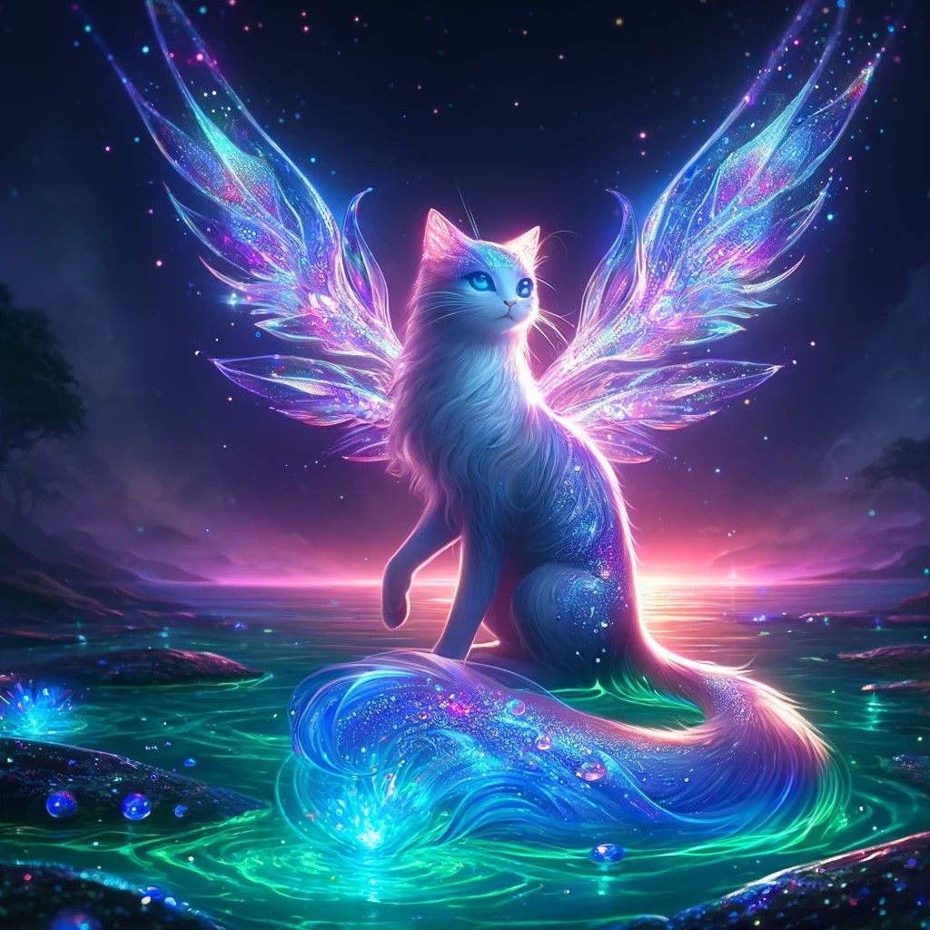 Magic Kitten - AI Generated Artwork - NightCafe Creator