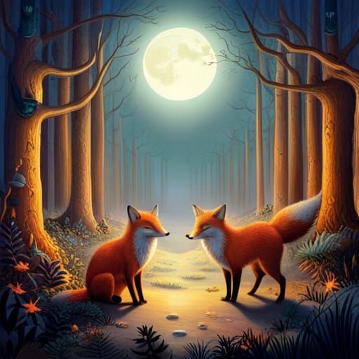 Fox Partial Prompt - AI Generated Artwork - NightCafe Creator