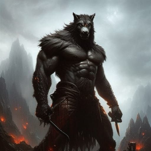 werewolf - AI Generated Artwork - NightCafe Creator