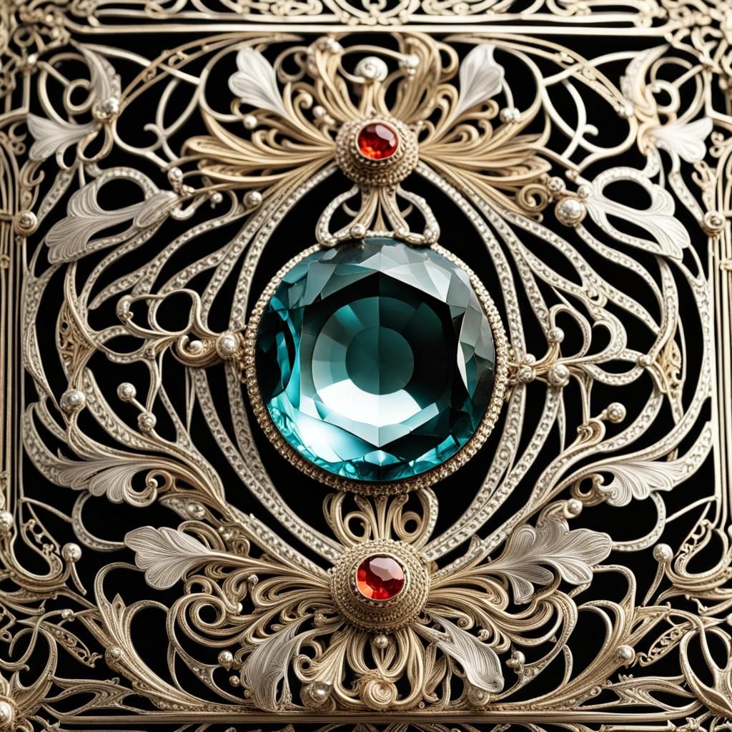 filigree 7 - AI Generated Artwork - NightCafe Creator