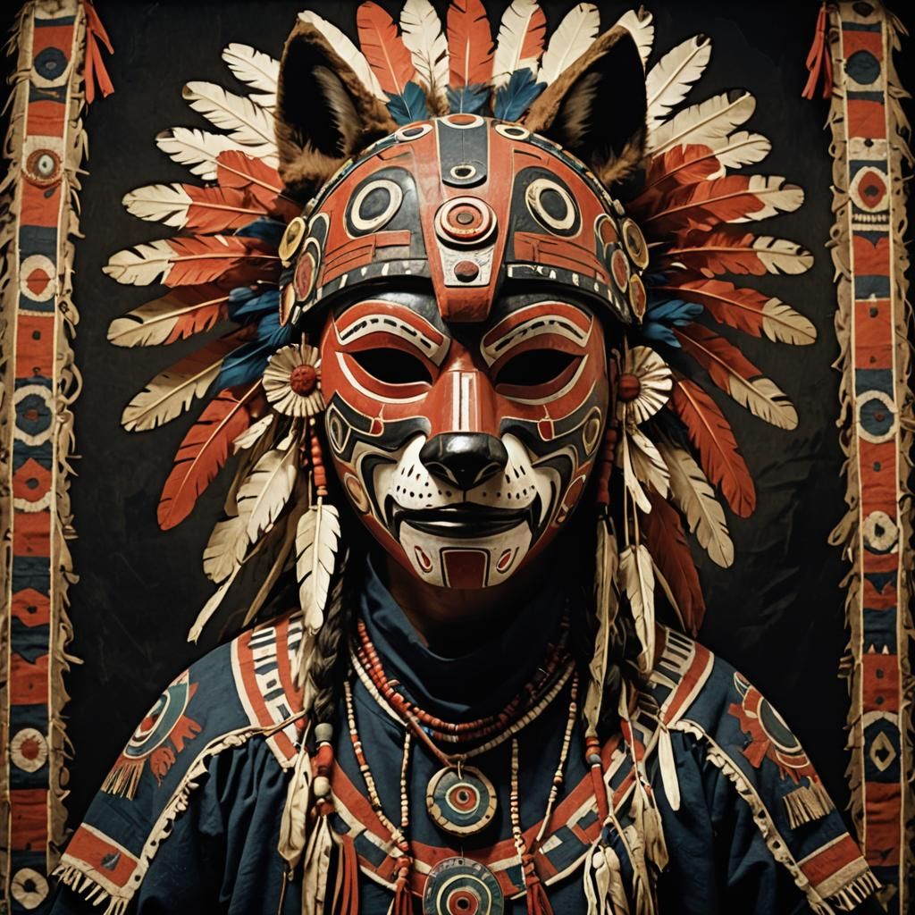 ceremonial mask - AI Generated Artwork - NightCafe Creator