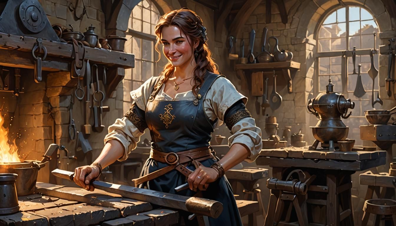 Blacksmith - AI Generated Artwork - NightCafe Creator