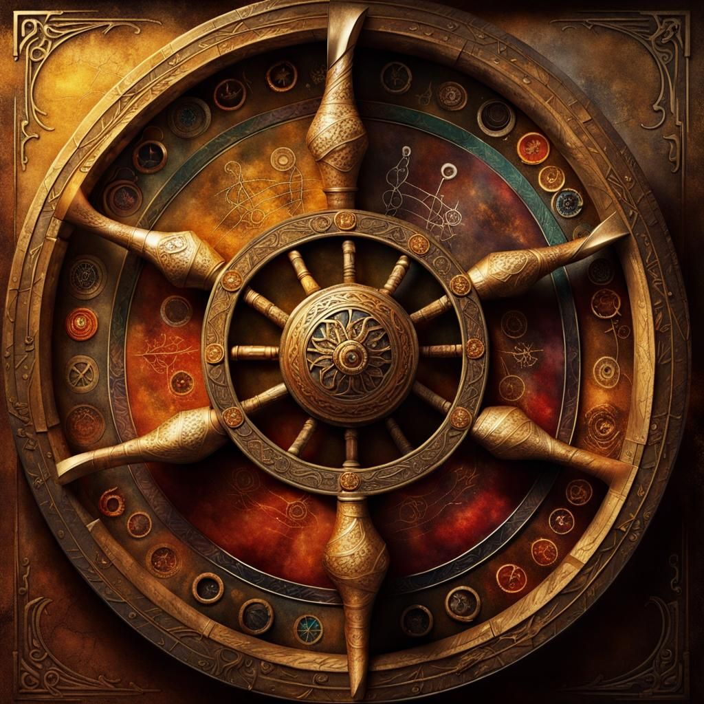 Wheel of Time - AI Generated Artwork - NightCafe Creator