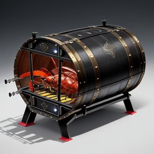 Lobster Vending Machine - AI Generated Artwork - NightCafe Creator