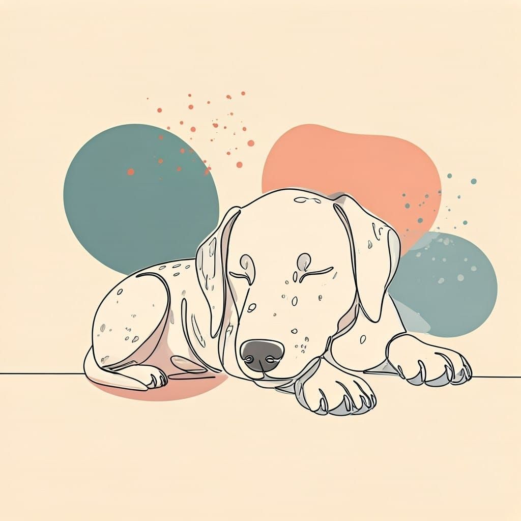 An abstract minimalistic single uninterrupted line drawing of one ...