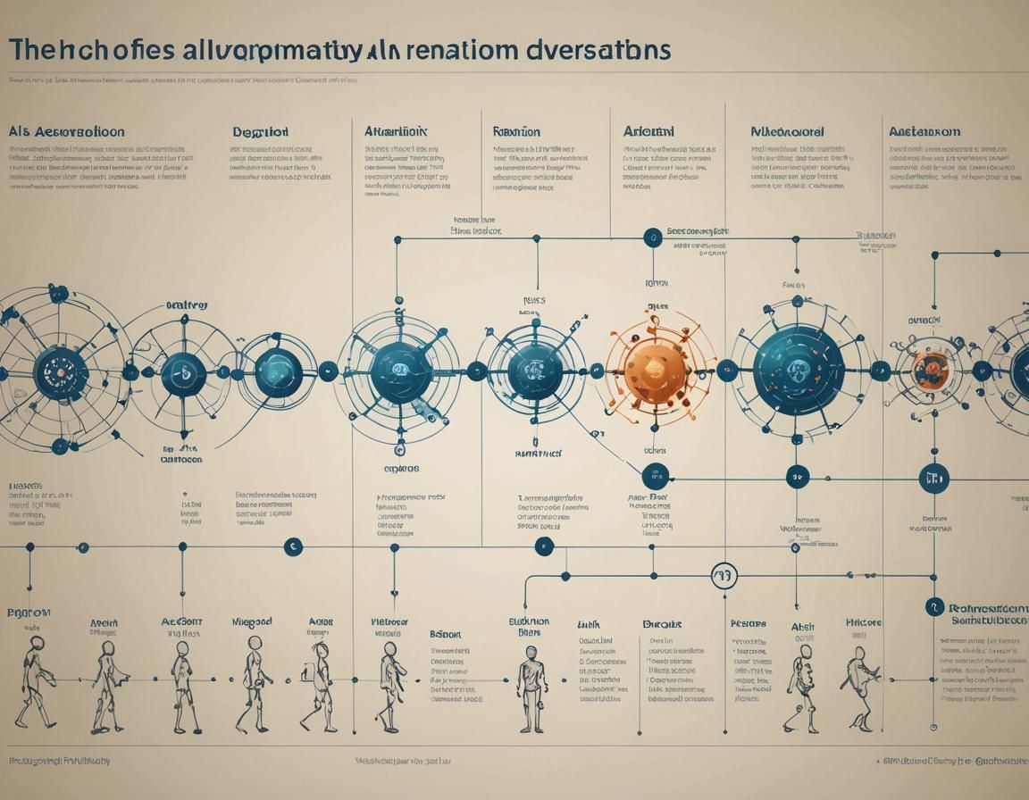 The March of Progress, AI evolution diagram - AI Generated Artwork ...