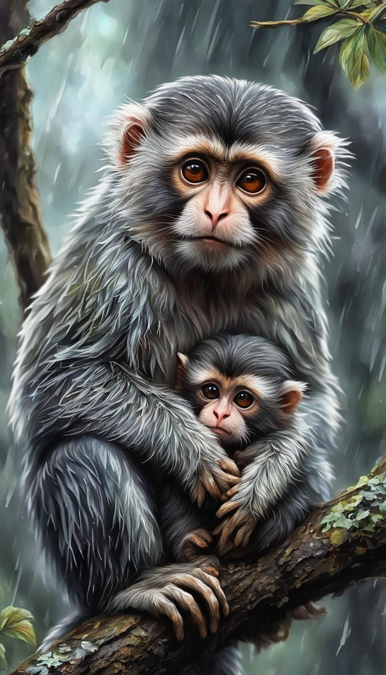 Monkeys - AI Generated Artwork - NightCafe Creator