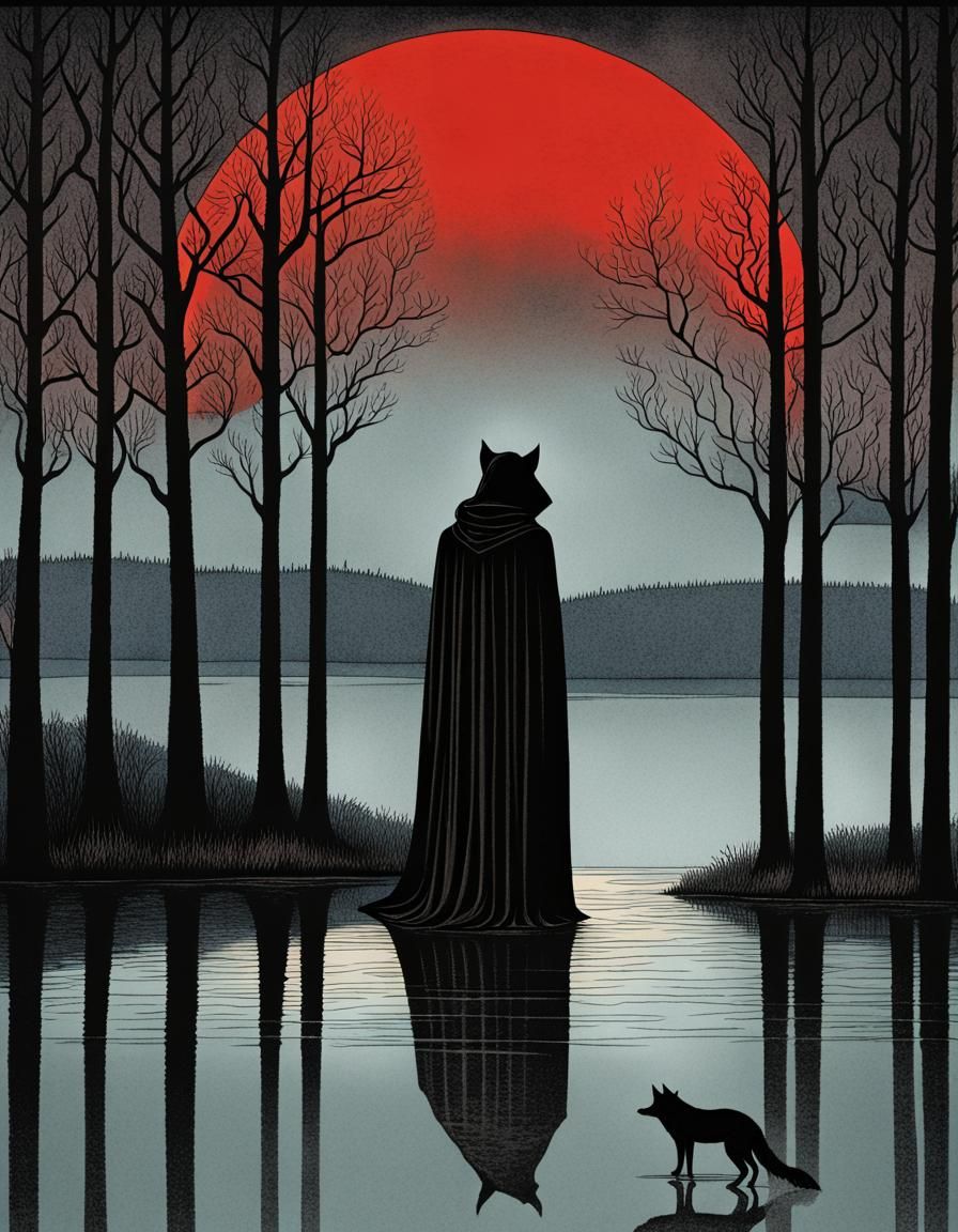 Faoladh and the Fox - AI Generated Artwork - NightCafe Creator