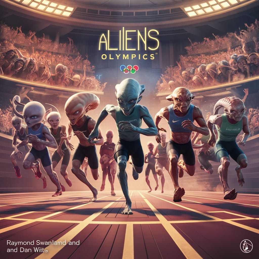 Aliens Olympic Games - AI Generated Artwork - NightCafe Creator