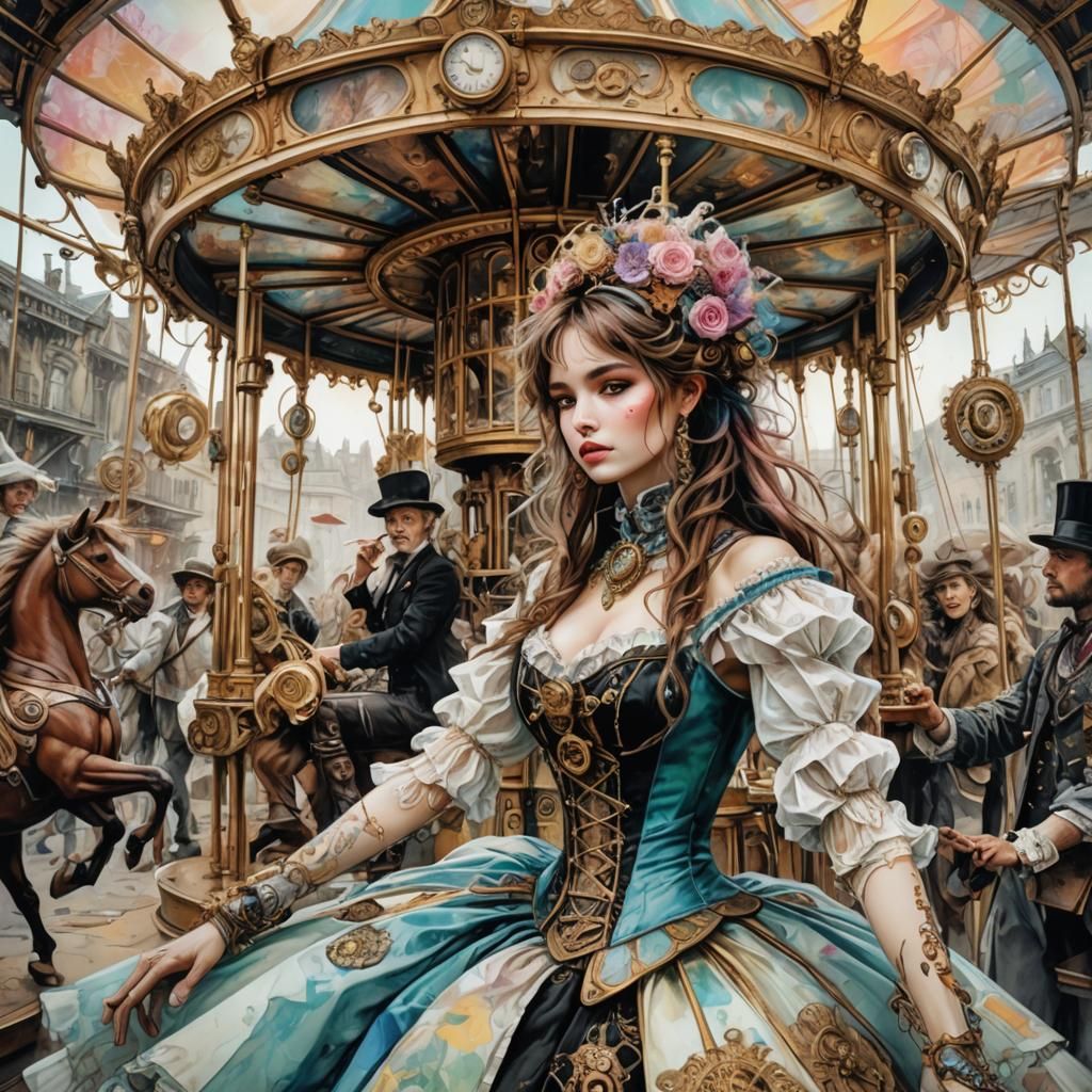 The mad fun fair - AI Generated Artwork - NightCafe Creator