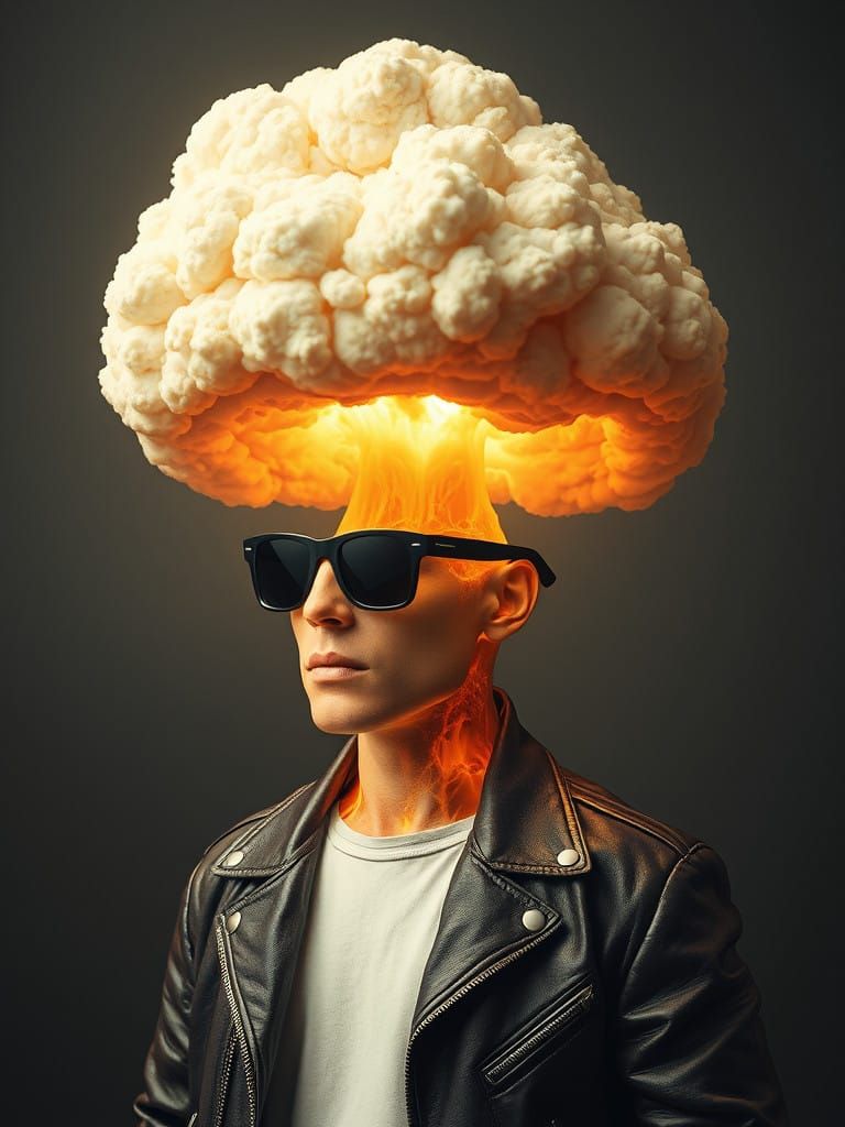 Are you mad bro? - Exploding Nuclear Mushroom Cloud in Shade...