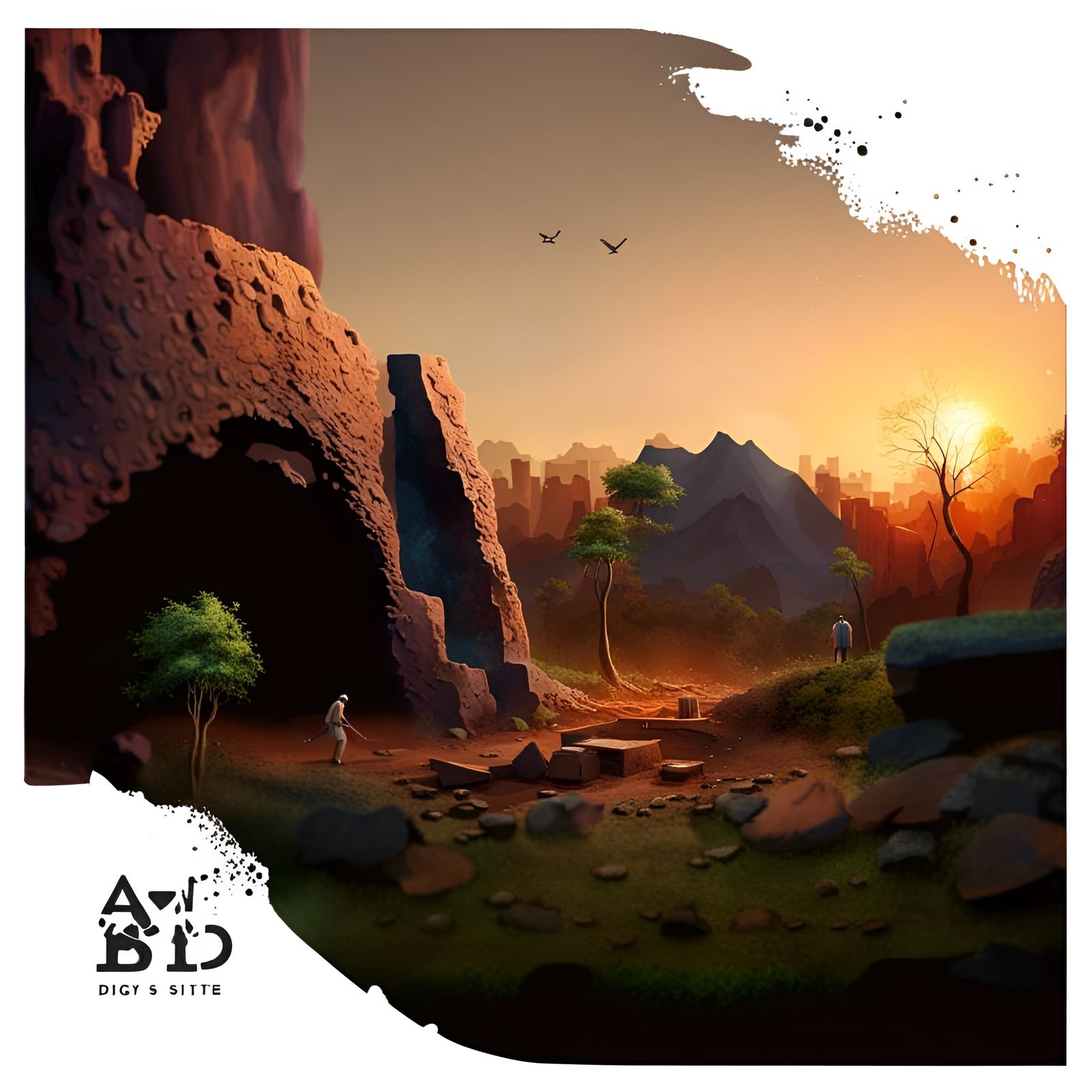 Archaeological Dig Site - AI Generated Artwork - NightCafe Creator