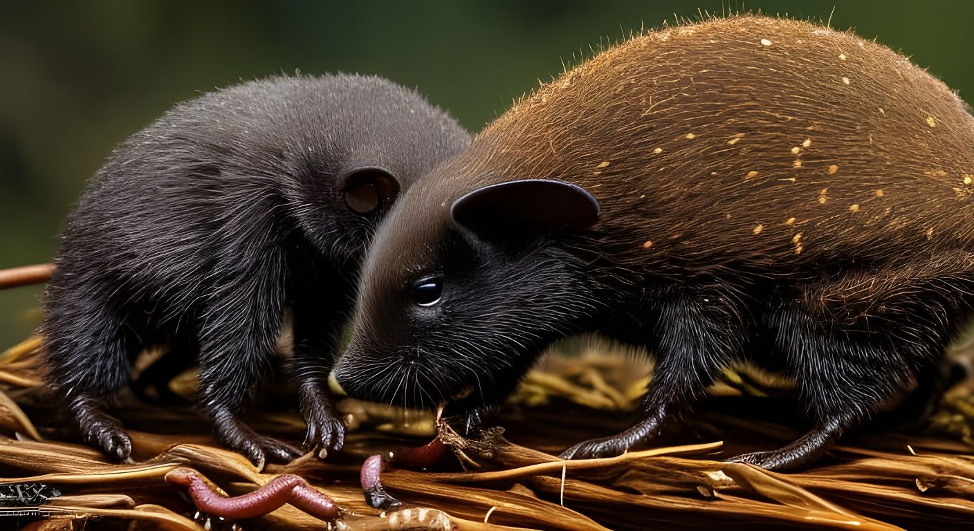 foraging shrews - AI Generated Artwork - NightCafe Creator