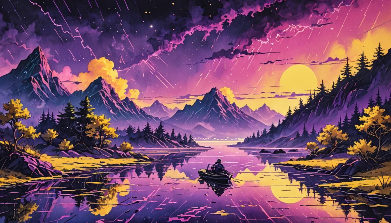 Landschaft - AI Generated Artwork - NightCafe Creator