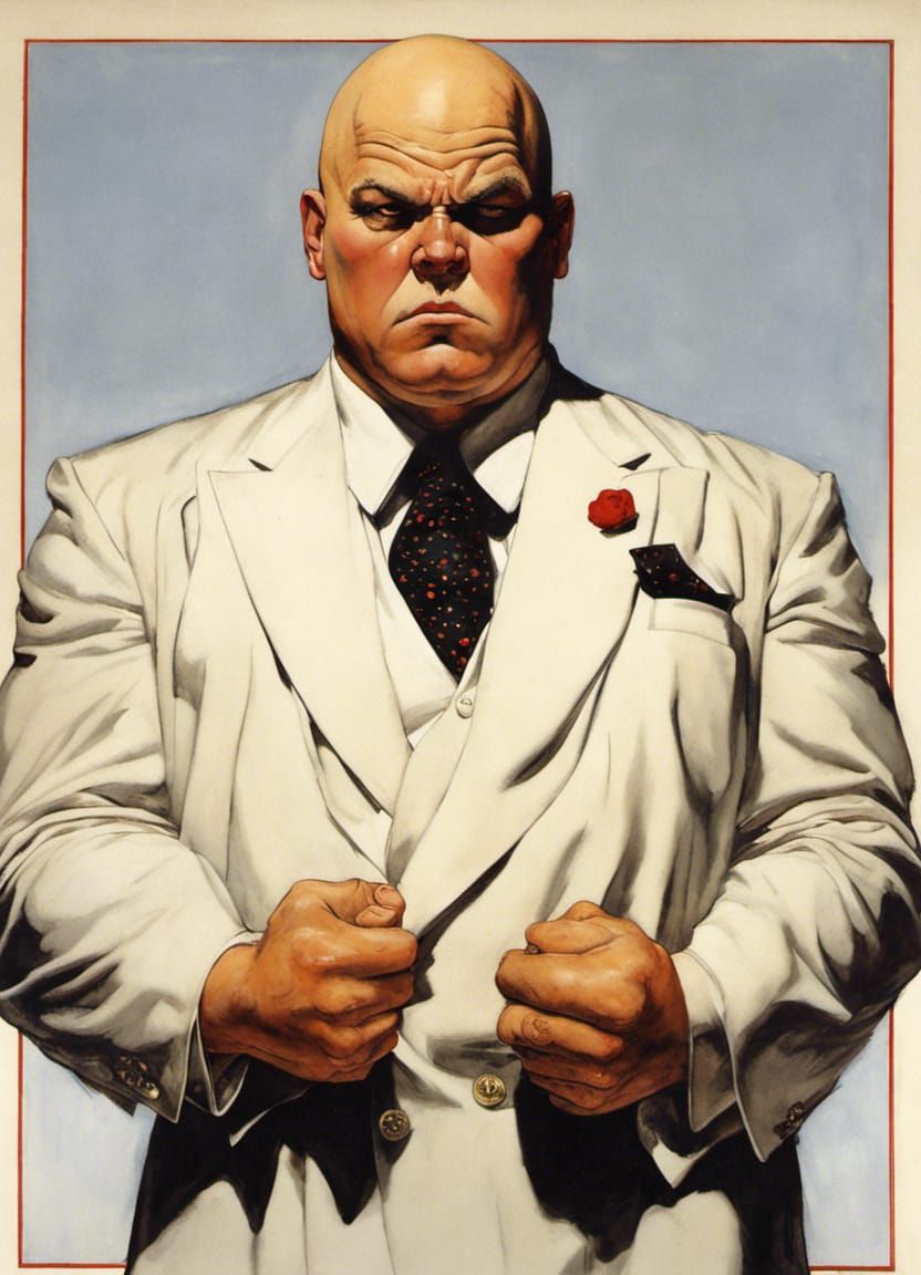 Wilson Fisk "Kingpin" NR - AI Generated Artwork - NightCafe Creator