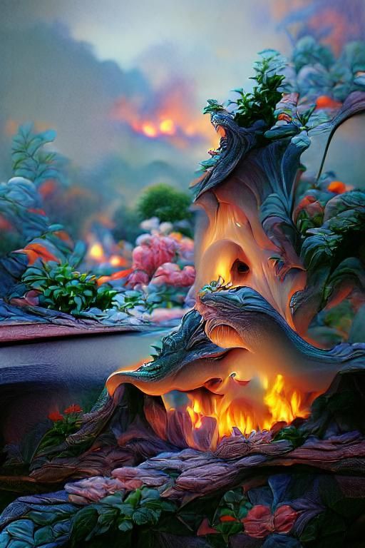 Anxious. Worried Fire - AI Generated Artwork - NightCafe Creator